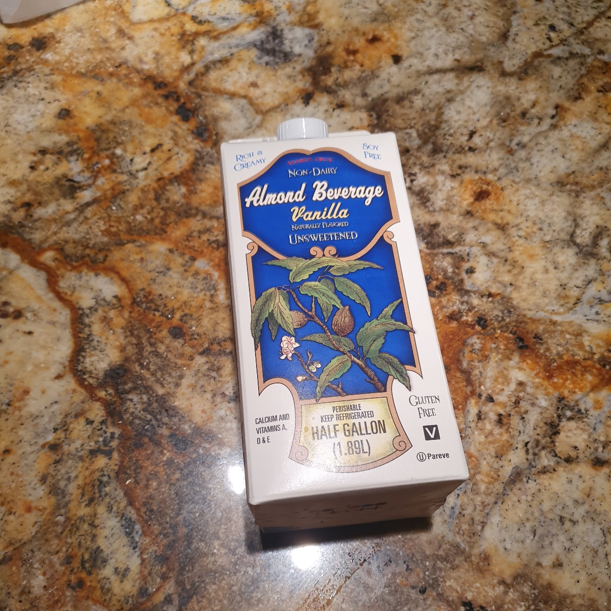 Trader Joe’s Almond Milk Vanilla from Trader Joe's - Vegan Product Reviews & Ratings | abillion