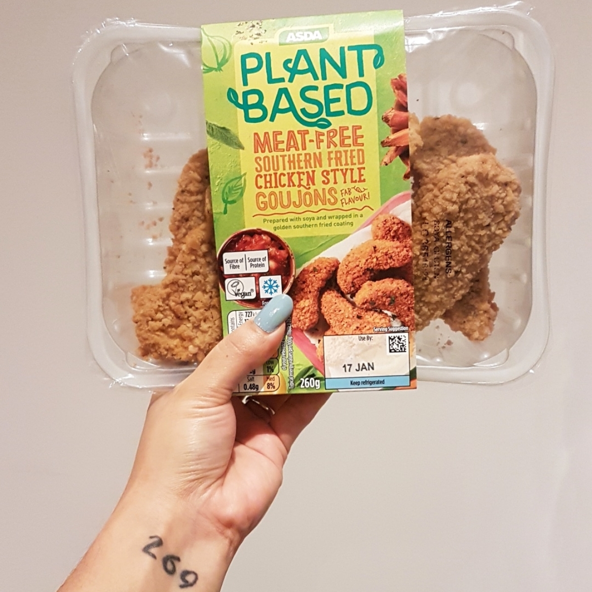 Plant Based Meat Free Chicken Style Goujons from ASDA - Vegan Product ...