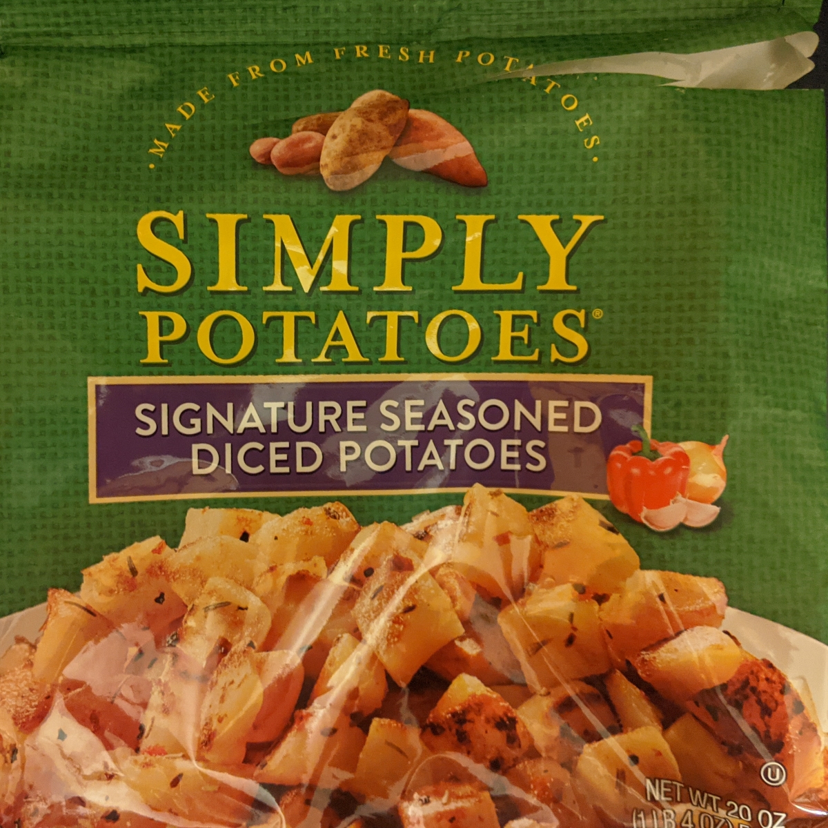 Signature Seasoned Diced Potatoes from Simply Potatoes - Vegan Product ...
