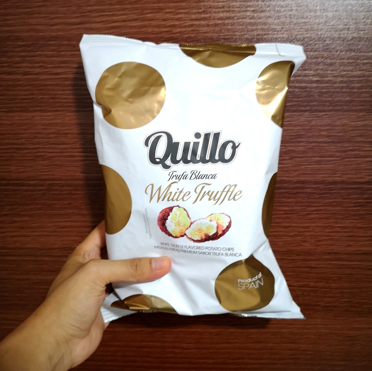 White Truffle Chips from Quillo - Vegan Product Reviews & Ratings | abillion