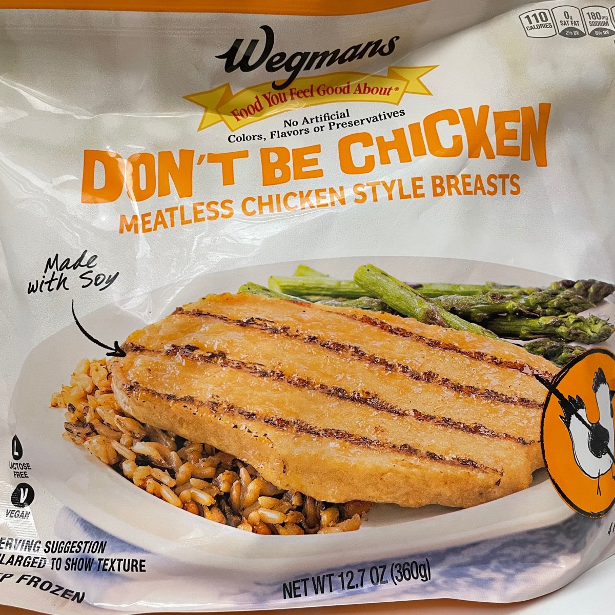 Wegmans Don't Be Chicken Meatless Chicken Style Breasts from Wegmans ...