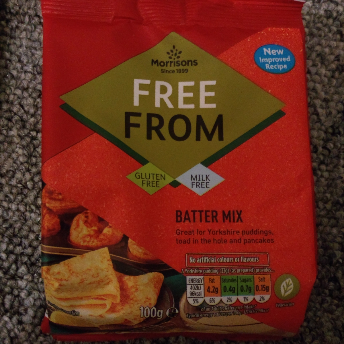 Batter mix from Morrisons - Vegan Product Reviews & Ratings | abillion