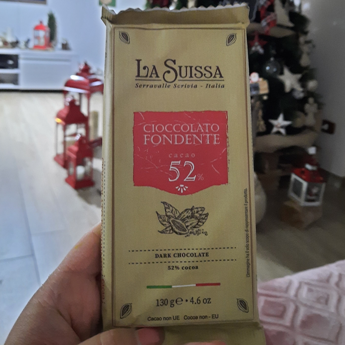Cioccolato fondente 52% from La Suissa - Vegan Product Reviews ...
