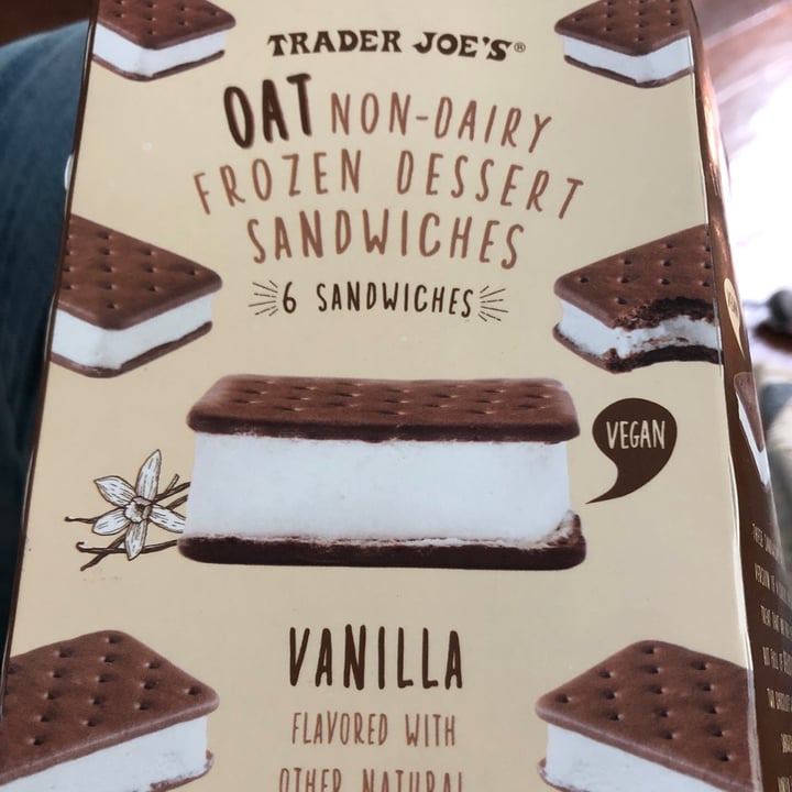 Trader Joe's Oat Non-dairy Frozen Dessert Sandwhiches Review | abillion