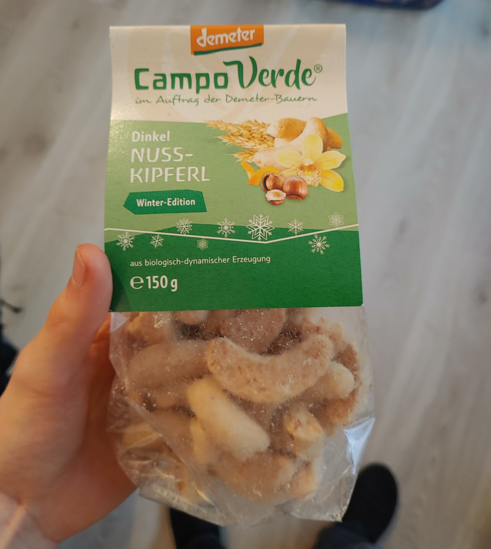 Dinkel Nuss-Kipferl from Demeter - Vegan Product Reviews & Ratings ...