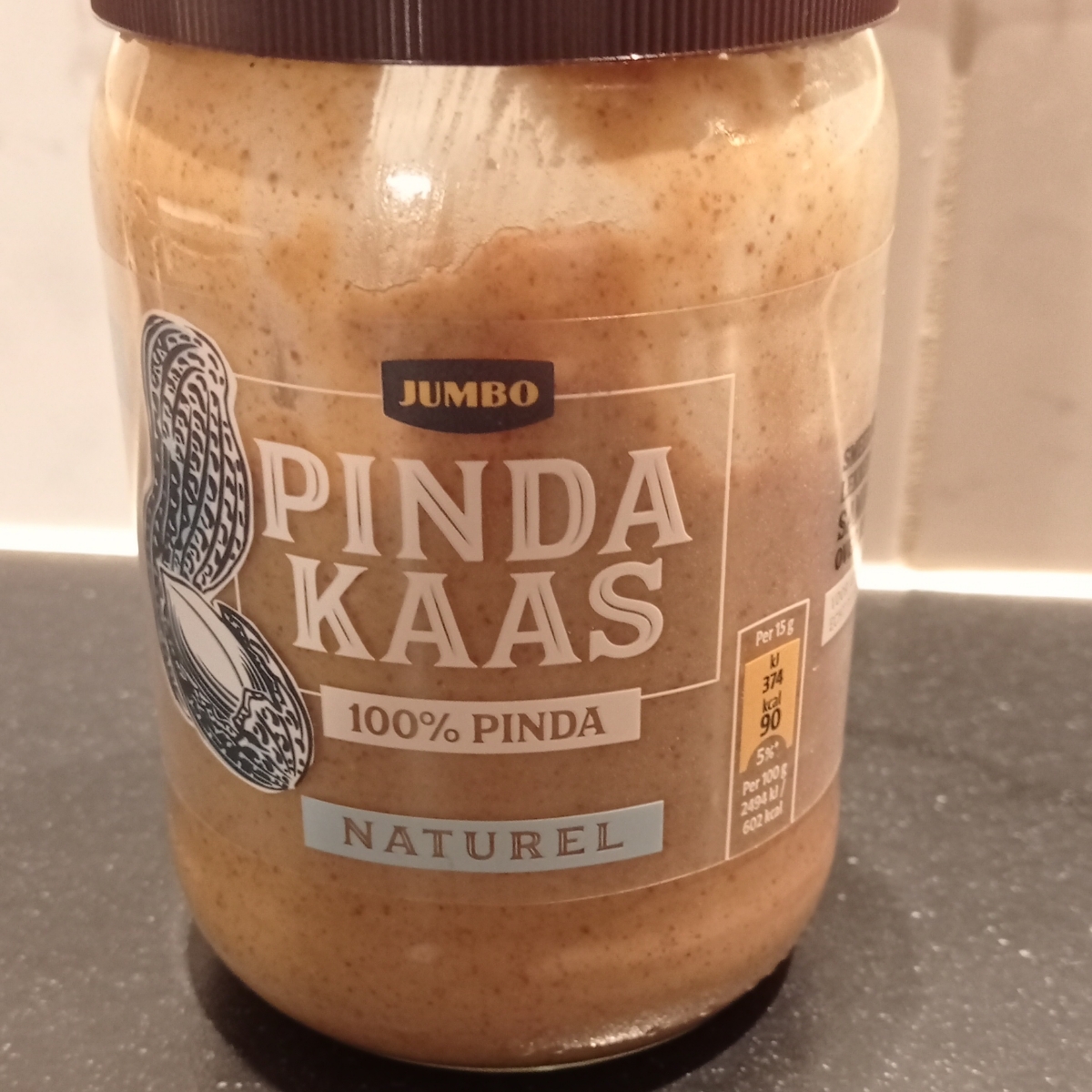 Pindakaas naturel 100% Pinda from Jumbo - Vegan Product Reviews ...