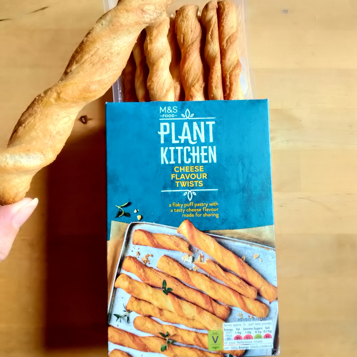 Cheese Twists from Plant Kitchen (M&S) - Vegan Product Reviews & Ratings | abillion