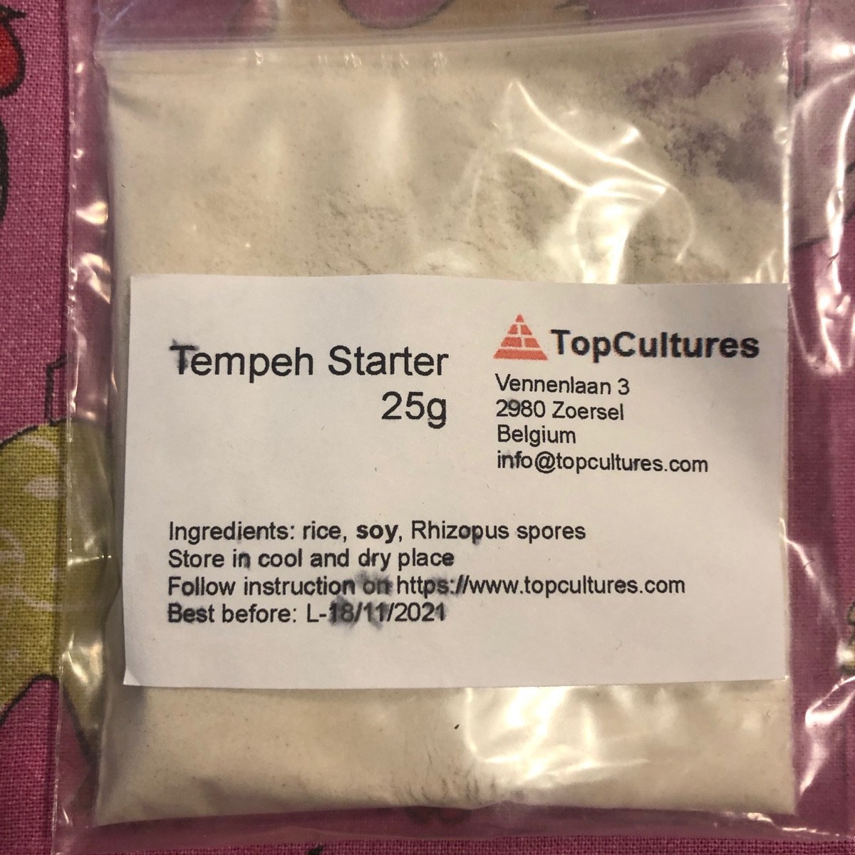 Tempeh Starter from TopCultures - Vegan Product Reviews & Ratings ...