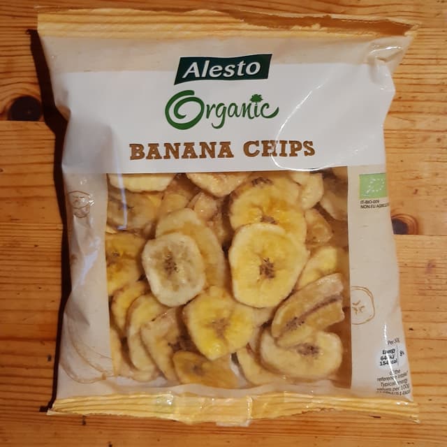 Alesto organic banana chips from Alesto - Vegan Product Reviews ...