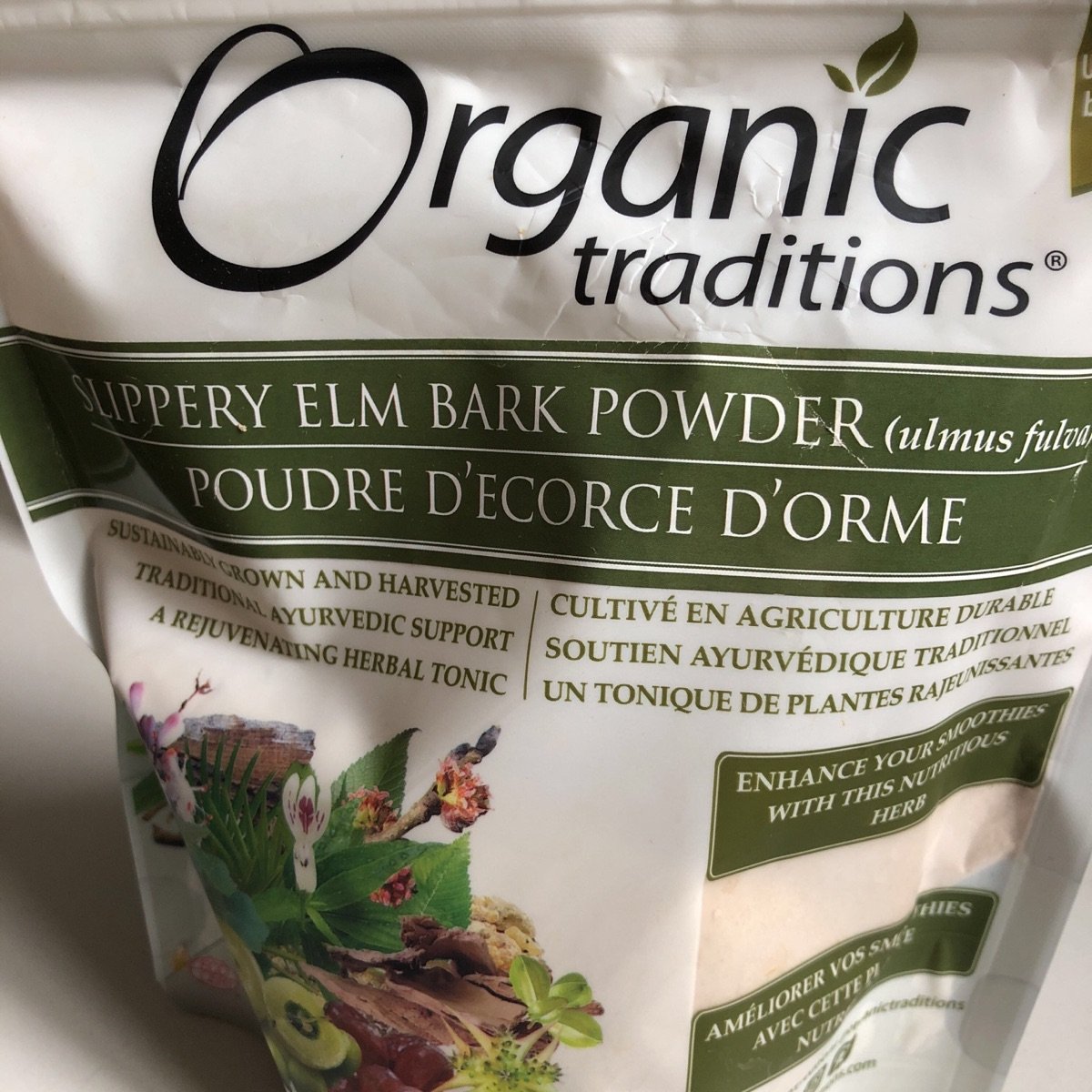 Slippery Elm Bark Powder from Organic Traditions - Vegan Product ...