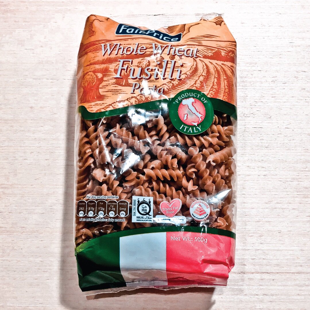FairPrice Whole Wheat Pasta - Fusilli from FairPrice - Vegan Product ...