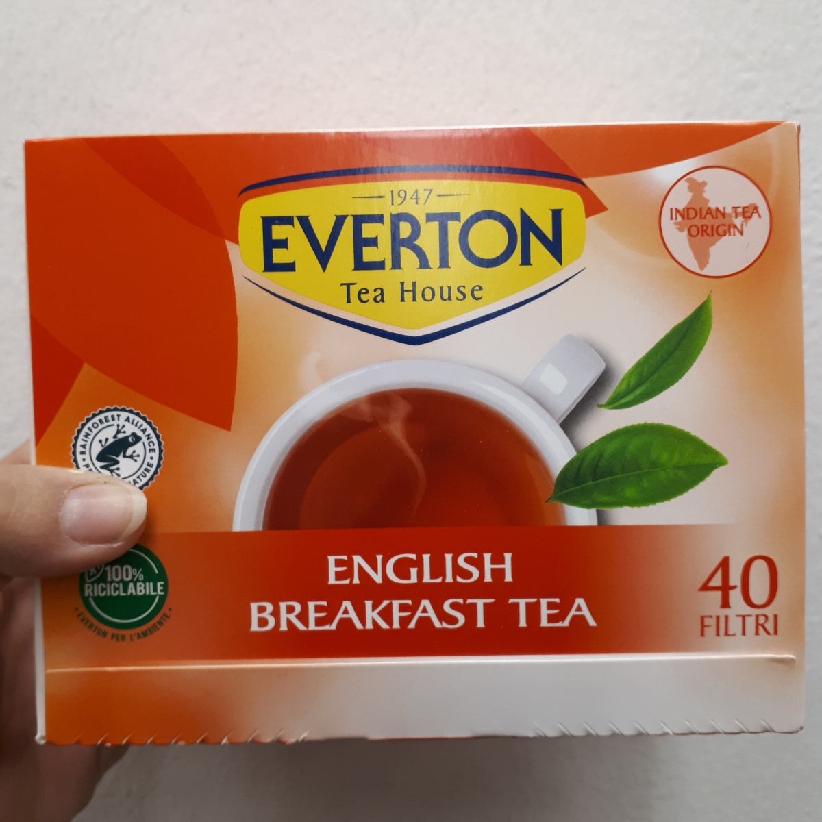 English breakfast tea from Everton - Vegan Product Reviews & Ratings ...