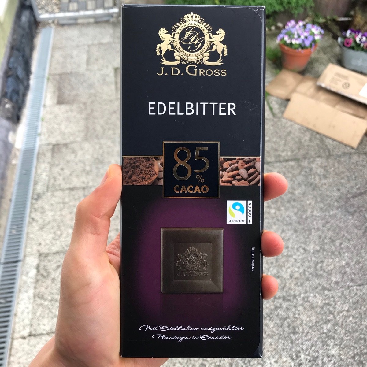 Edelbitter 85% from J. D. Gross - Vegan Product Reviews & Ratings | abillion