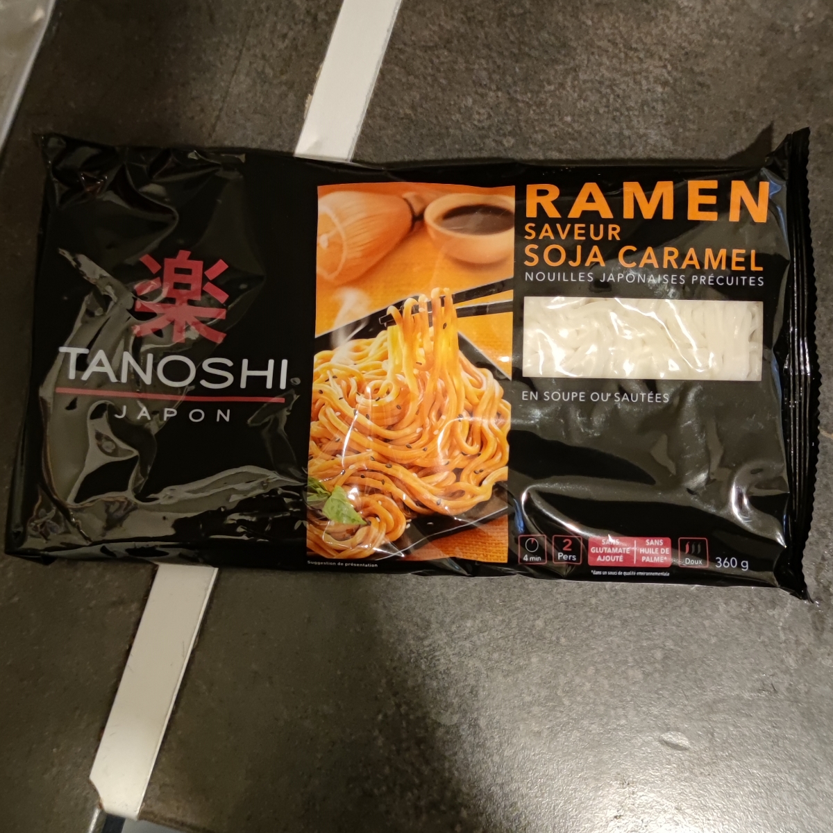 Nouilles ramen saveur soja caramel from Tanoshi - Vegan Product Reviews ...