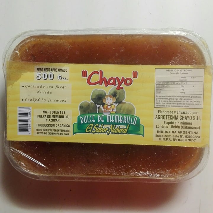 El Chayo Dulce de membrillo Review | abillion