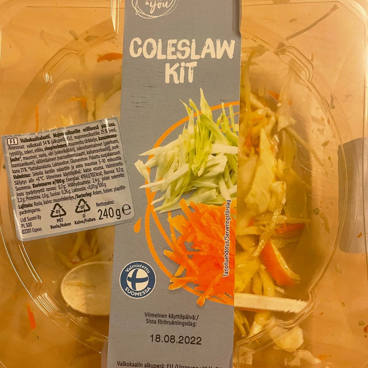 coleslaw kit from Lidl - Vegan Product Reviews & Ratings | abillion
