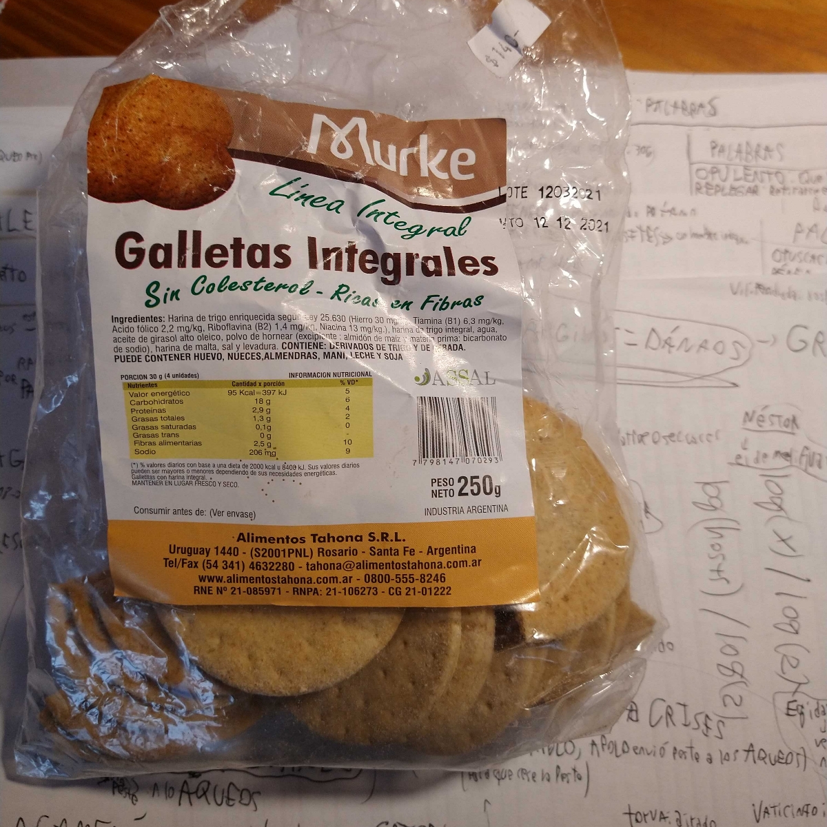 Galletas Integrales from Murke - Vegan Product Reviews & Ratings | abillion