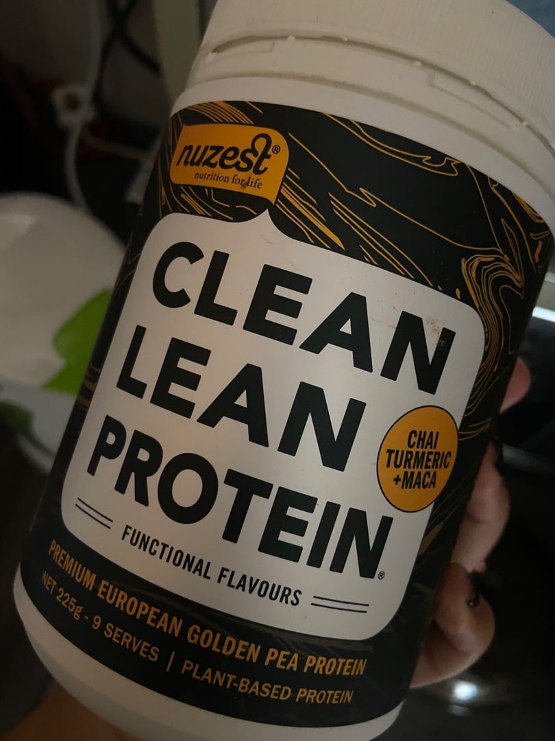 Clean Lean Protein - Chai Turmeric + Maca from Nuzest - Vegan Product ...