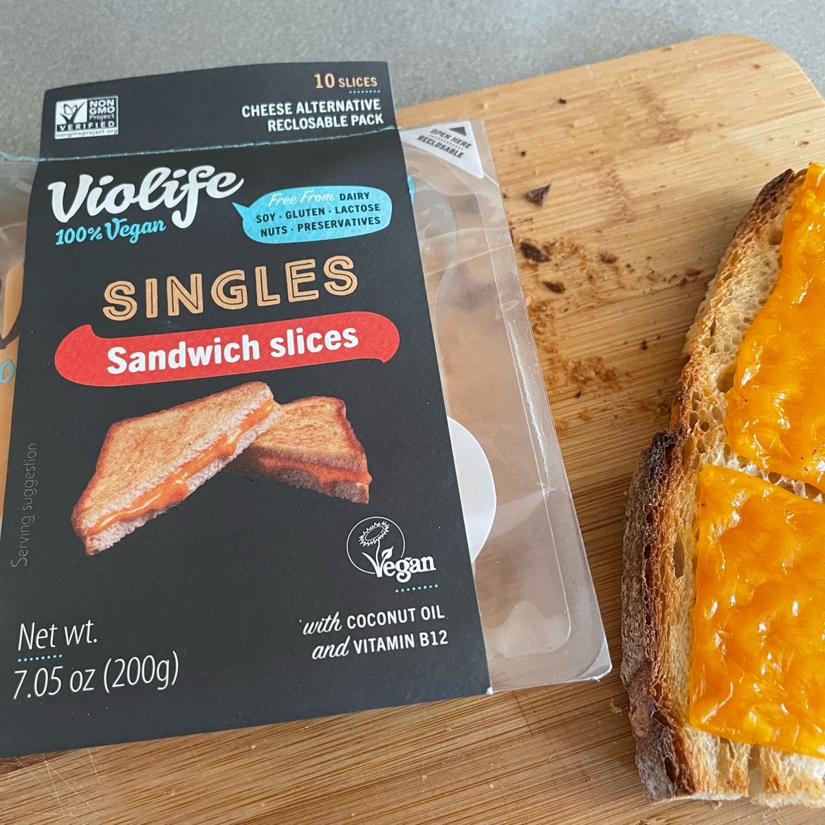 Single sandwich slices from Violife - Vegan Product Reviews & Ratings ...