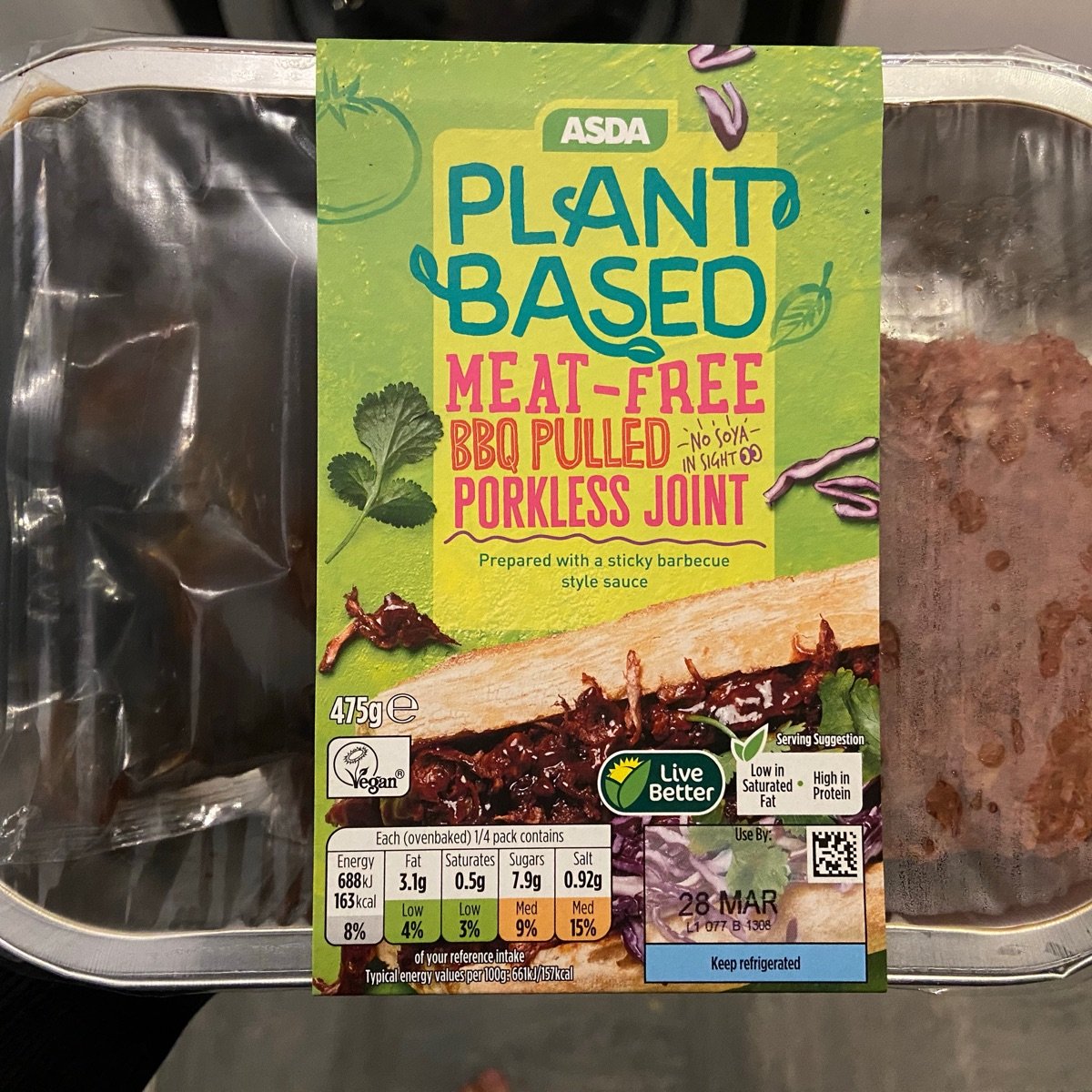 BBQ Pulled Porkless Joint from ASDA - Vegan Product Reviews & Ratings ...