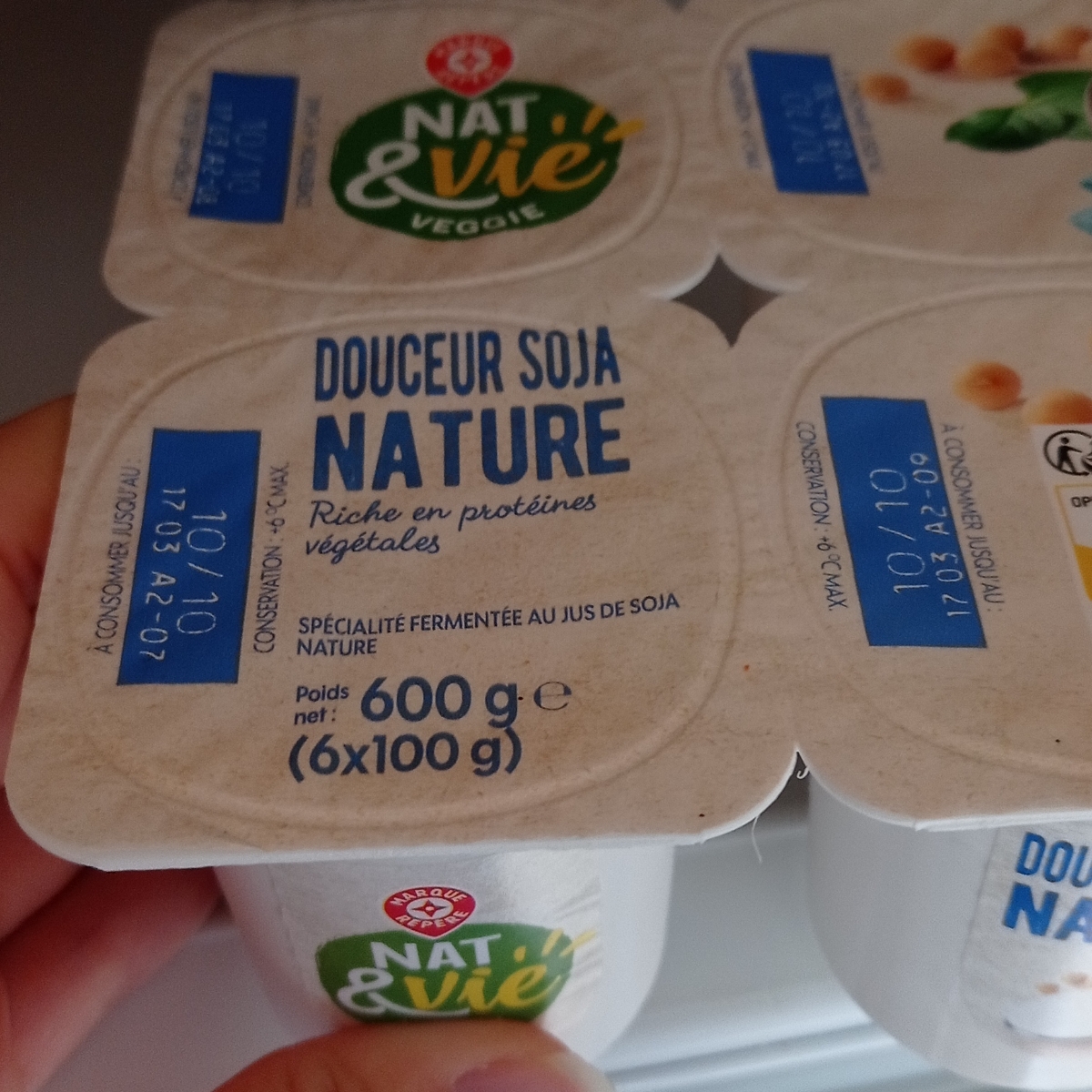 Yogurt Soja Naturel from Nat & Vie veggie - Vegan Product Reviews ...