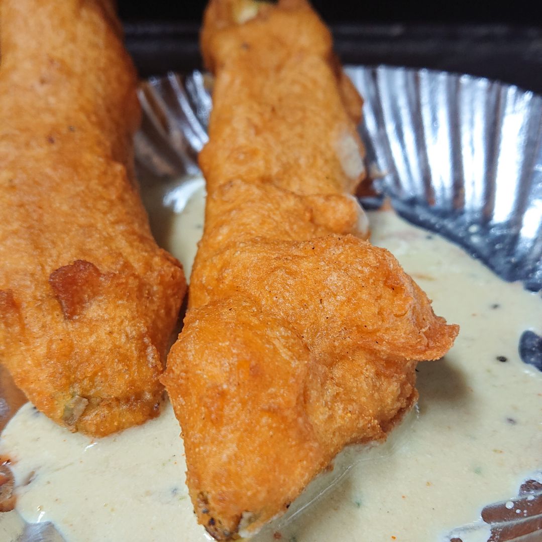 Deep Fried Green Pepper from Indian Railway - Vegan Product Reviews ...