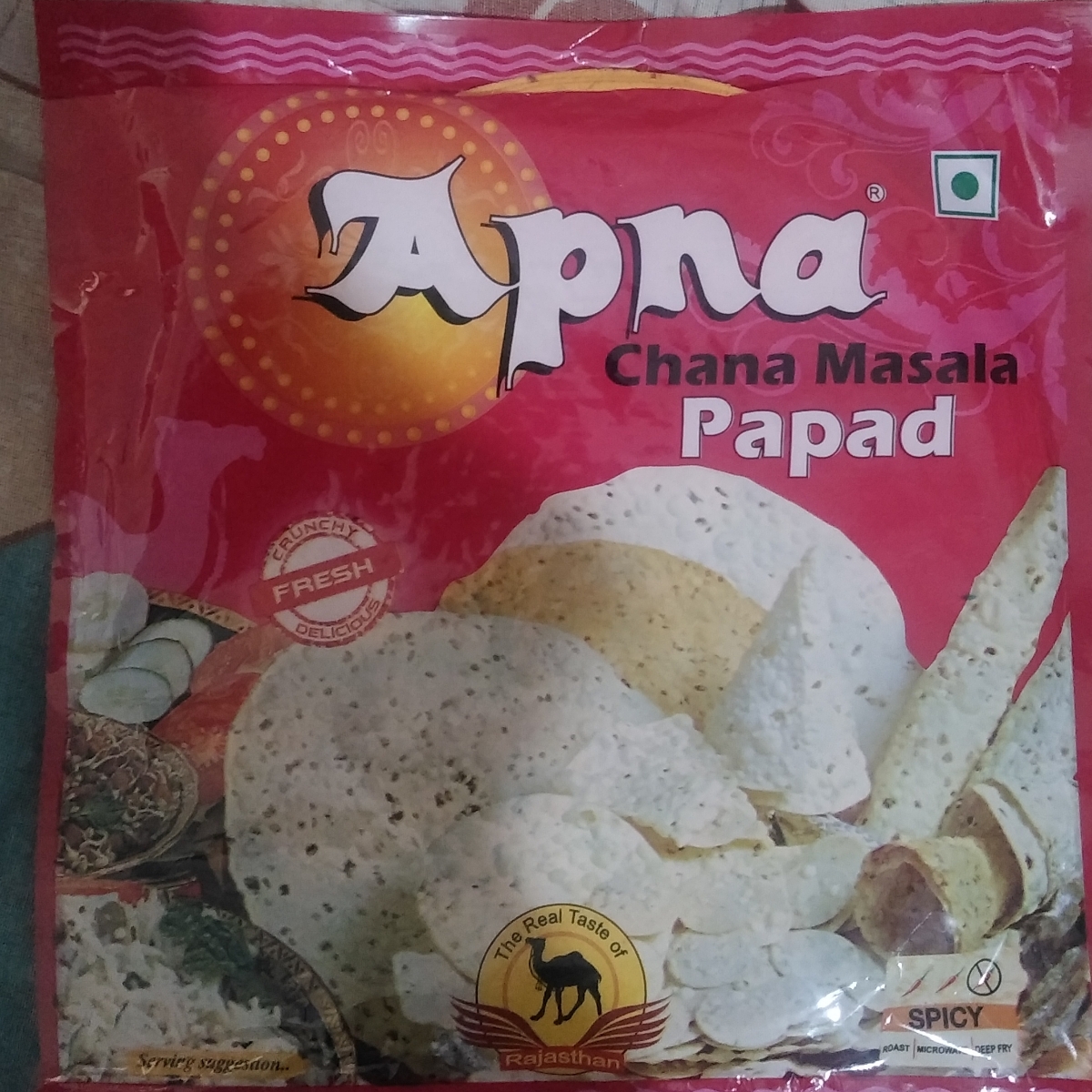 Chana Masala Papad from Apna - Vegan Product Reviews & Ratings | abillion