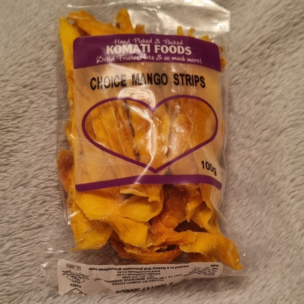 Choice mango strips from Komati Foods - Vegan Product Reviews & Ratings ...