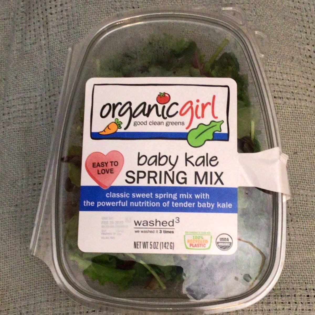 Baby Kale Spring Mix from Organic Girl - Vegan Product Reviews & Ratings | abillion