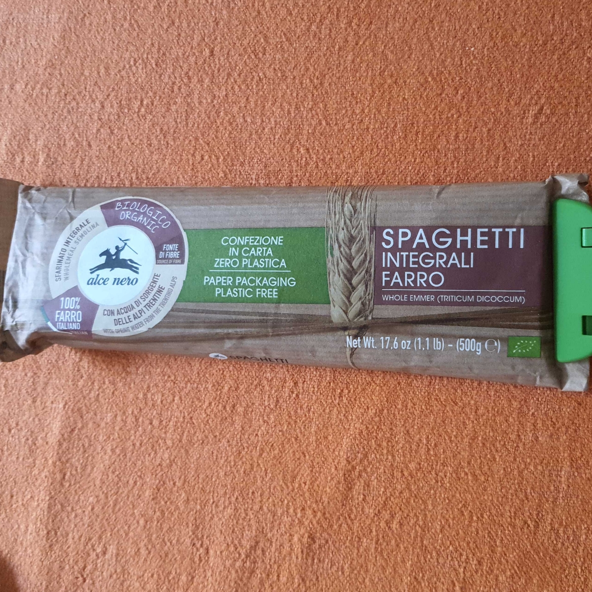 Spaghetti Integrali Farro from Alce Nero - Vegan Product Reviews ...
