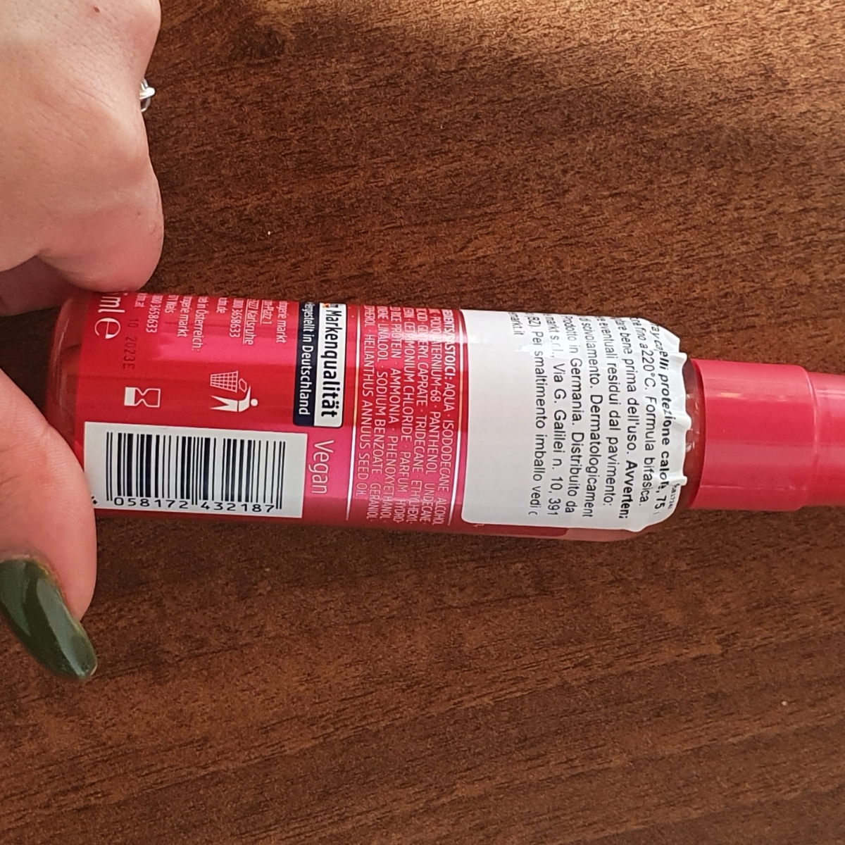 Termoprotettore from Dm balea - Vegan Product Reviews & Ratings | abillion