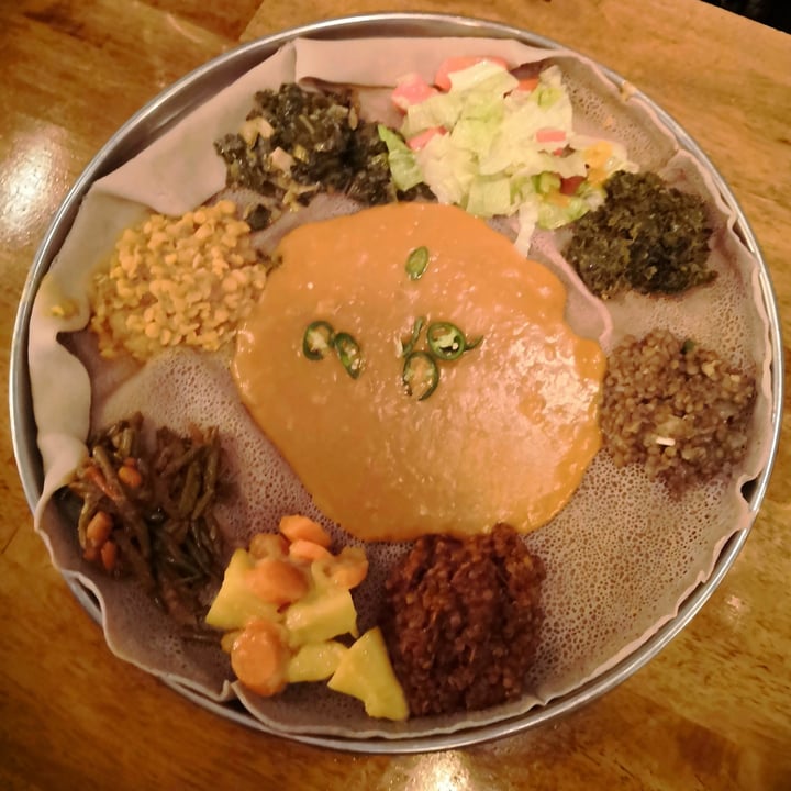 Wolkite Ethiopian Restaurant United Kingdom Vegan set Review | abillion