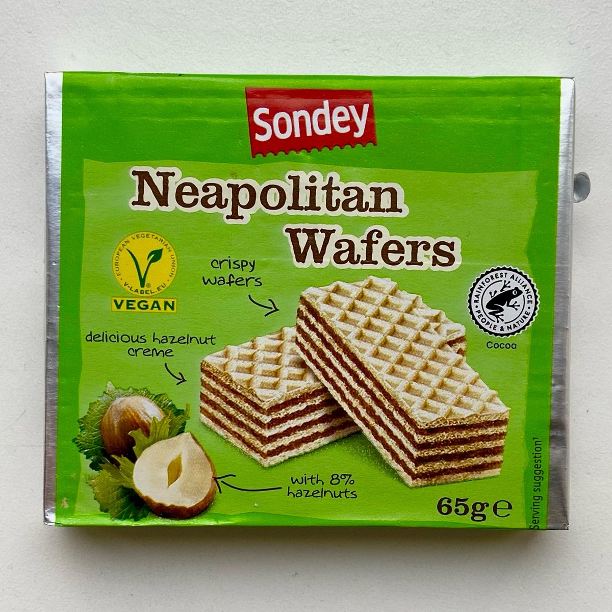 Neapolitan Wafers from Sondey - Vegan Product Reviews & Ratings | abillion
