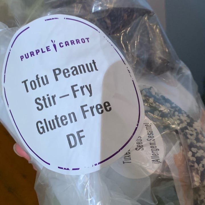 Purple Carrot Tofu Peanut Stir Fry Review | abillion