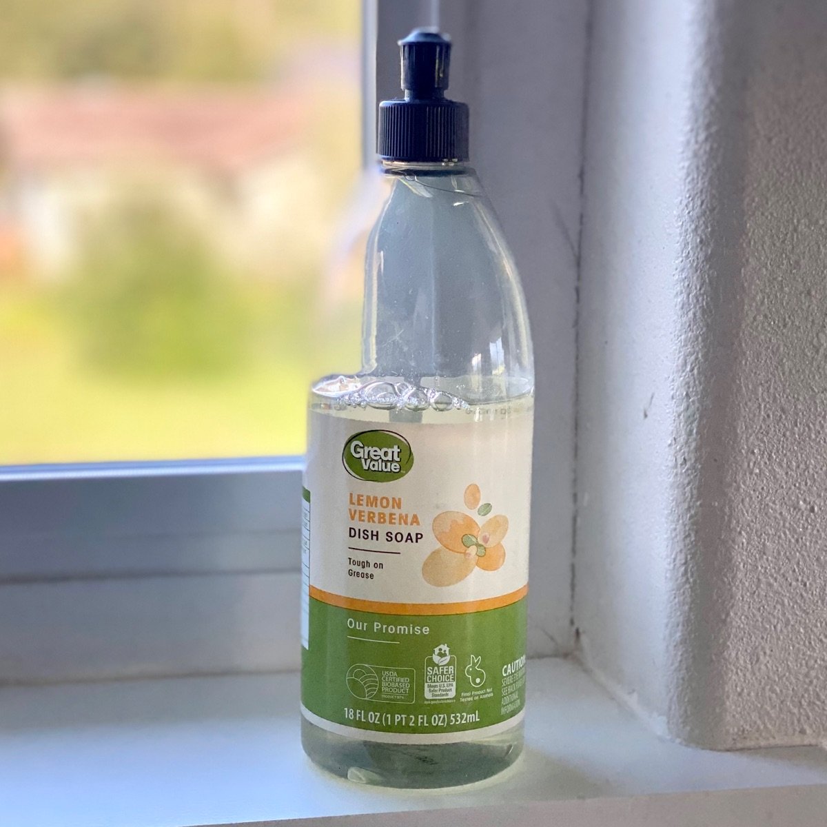 Lemon Verbena Dish Soap from Great Value - Vegan Product Reviews ...