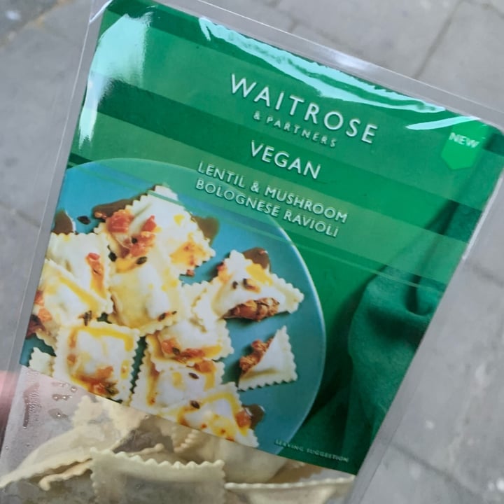 Waitrose Lentil & Mushroom Bolognese Ravioli Review | abillion