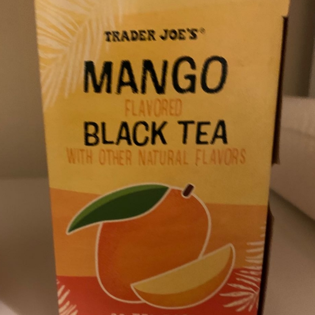 Mango black tea from Trader Joe's - Vegan Product Reviews & Ratings ...