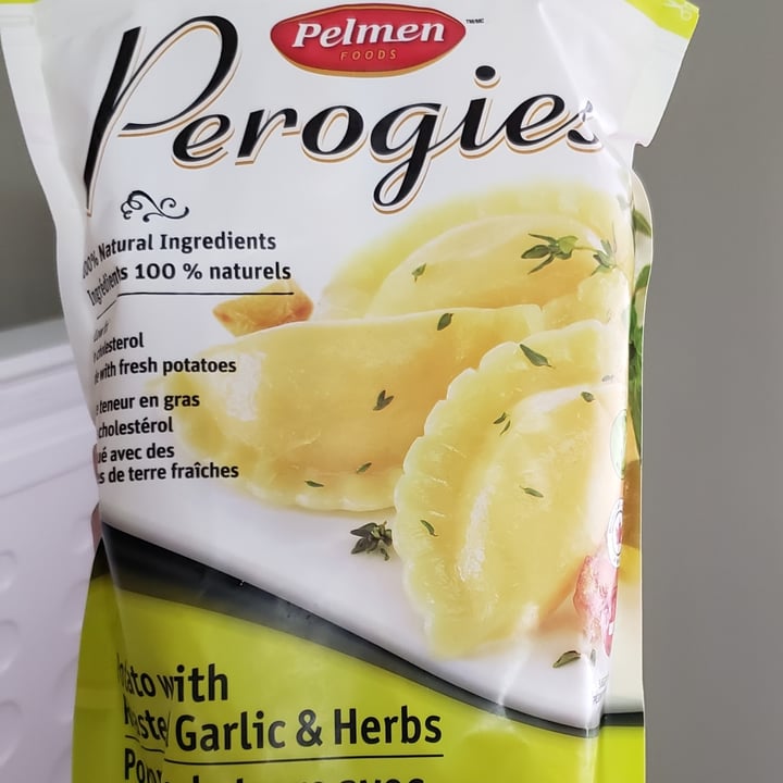 Pelmen Potatoes with Roasted Garlic & Herbs Perogies Review | abillion