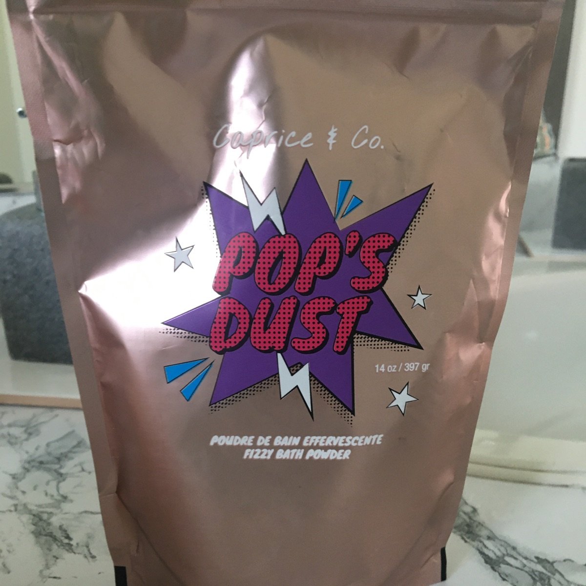 Pop’s Dust fizzy bath powder from Caprice & co - Vegan Product Reviews ...