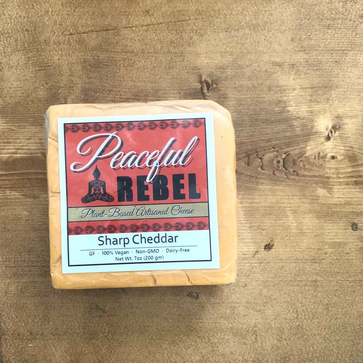 Sharp Cheddar Cheese from Peaceful Rebel - Vegan Product Reviews ...