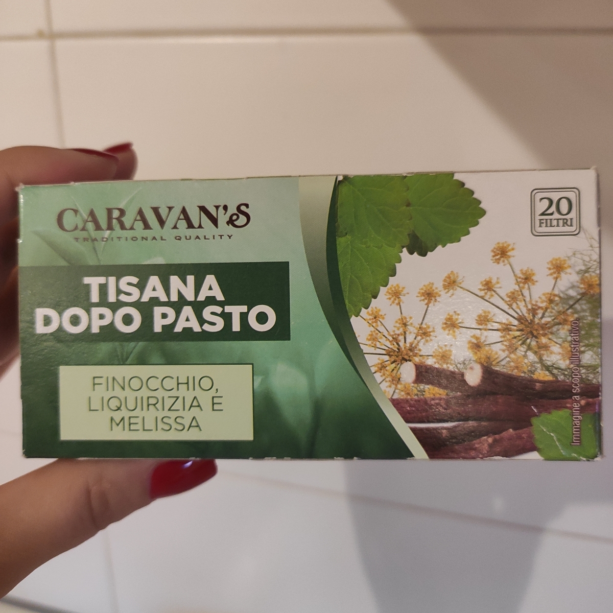 Tisana Dopo Pasto Finocchio, Liquirizia, Melissa from caravan’s - Vegan ...