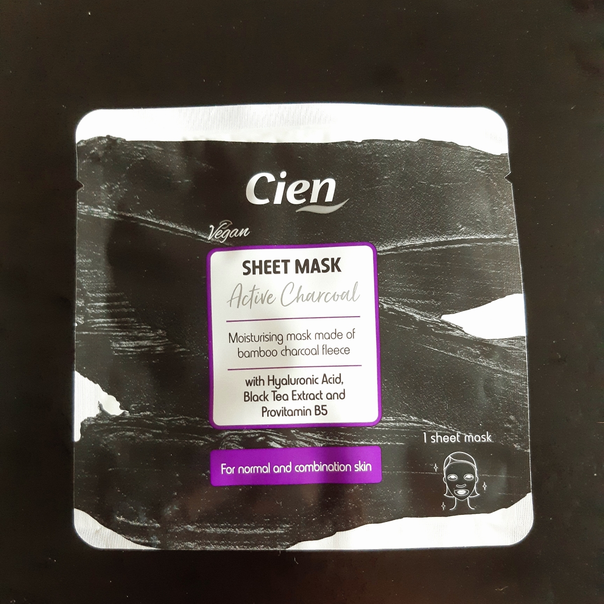 Sheet mask Active Charcoal from Cien - Vegan Product Reviews & Ratings ...