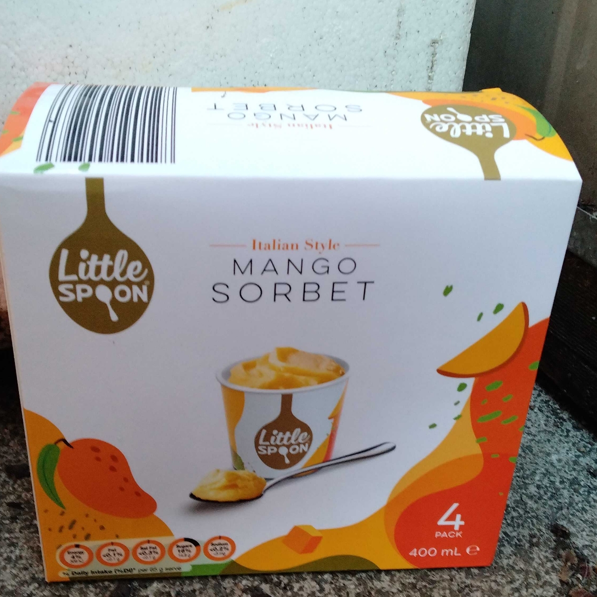 Italian Style Mango Sorbet from Little Spoon - Vegan Product Reviews ...