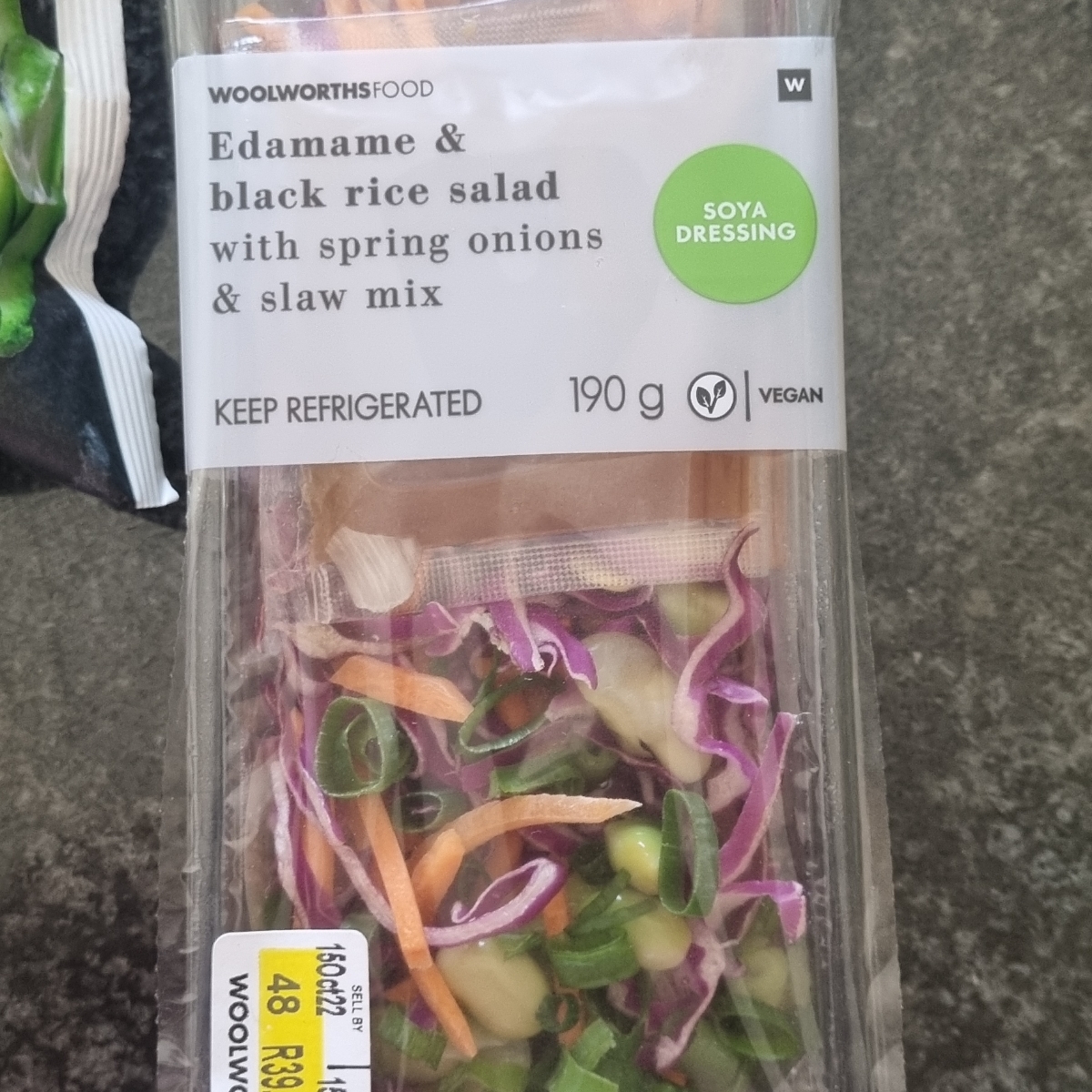 Edamame and black rice salad from Woolworths Food - Vegan Product ...