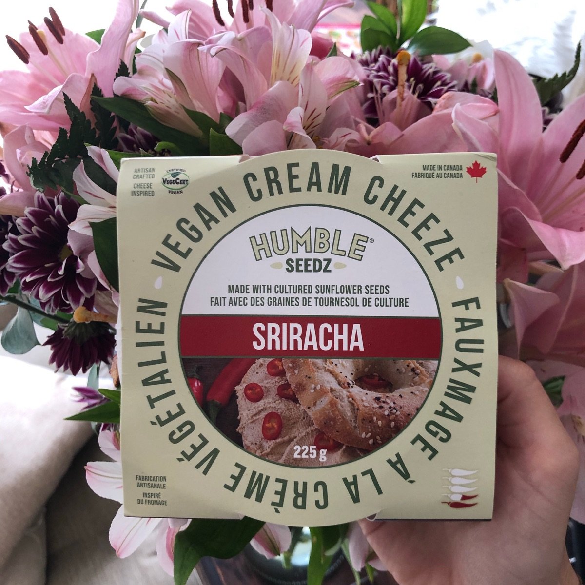 Sriracha Cream Cheese from Humble seedz - Vegan Product Reviews ...