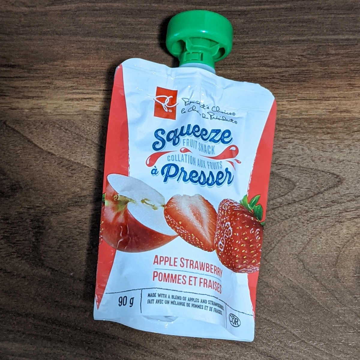 Squeeze Fruit Snack from President's Choice - Vegan Product Reviews ...