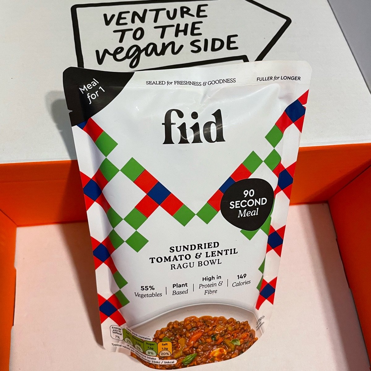 Rich Sundried Tomato & Lentil Ragu from Fiid - Vegan Product Reviews ...