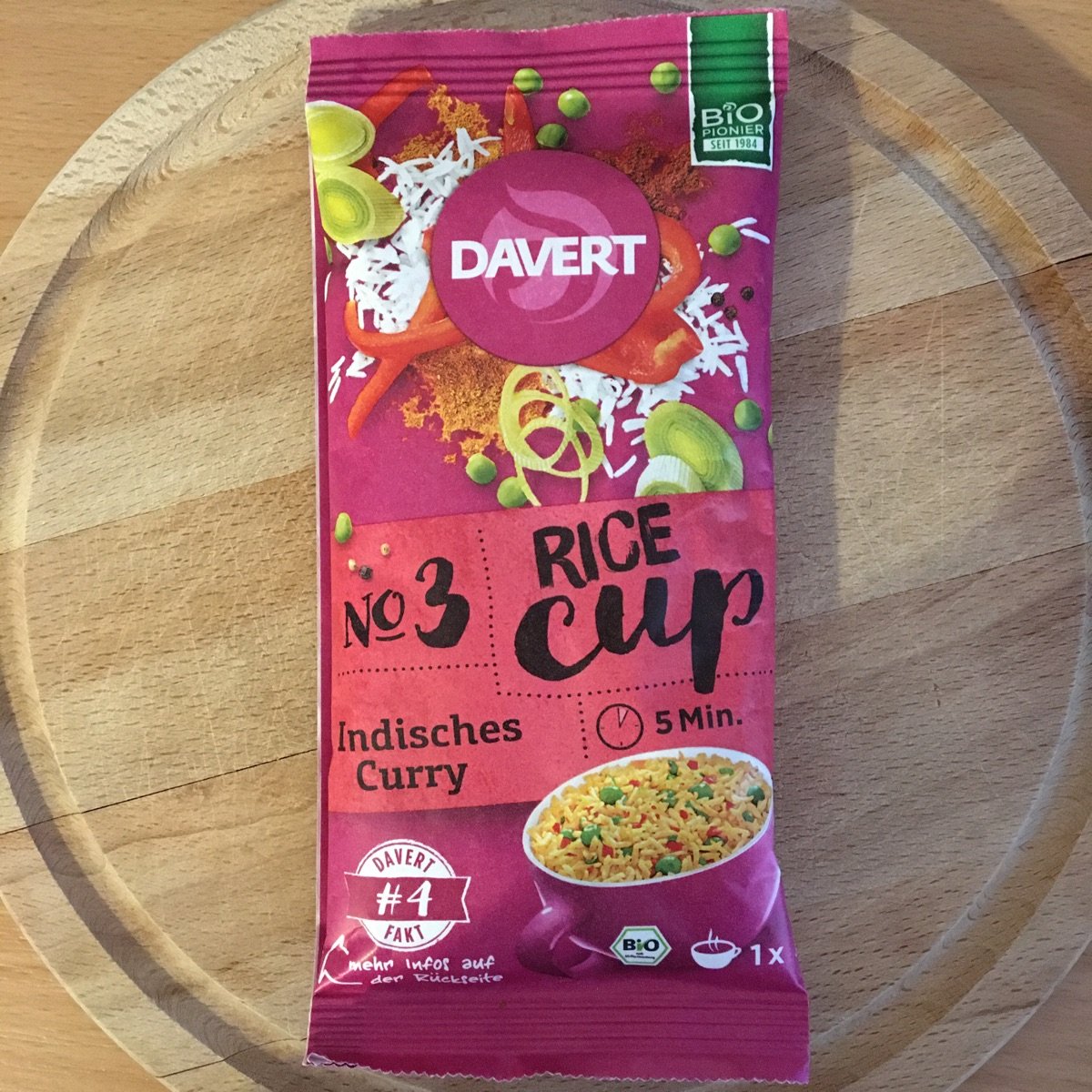 Rice Cup Indian Curry from Davert - Vegan Product Reviews & Ratings ...
