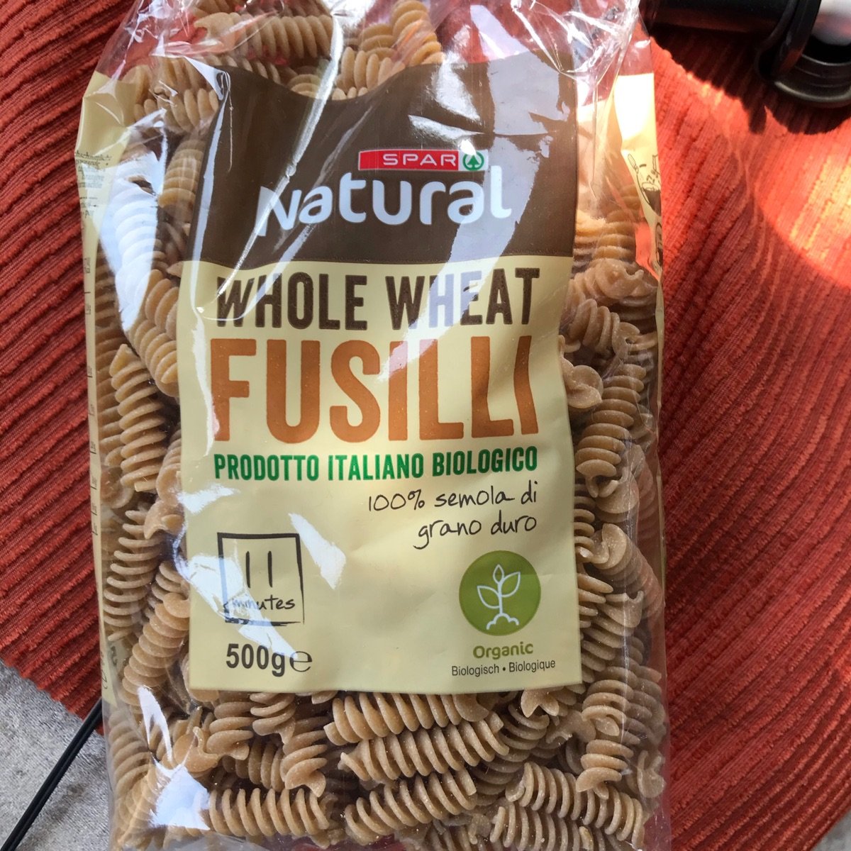 whole wheat fusilli from spar natural - Vegan Product Reviews & Ratings ...
