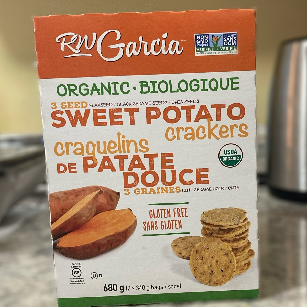 Sweet Potato Crackers from RW Garcia - Vegan Product Reviews & Ratings ...